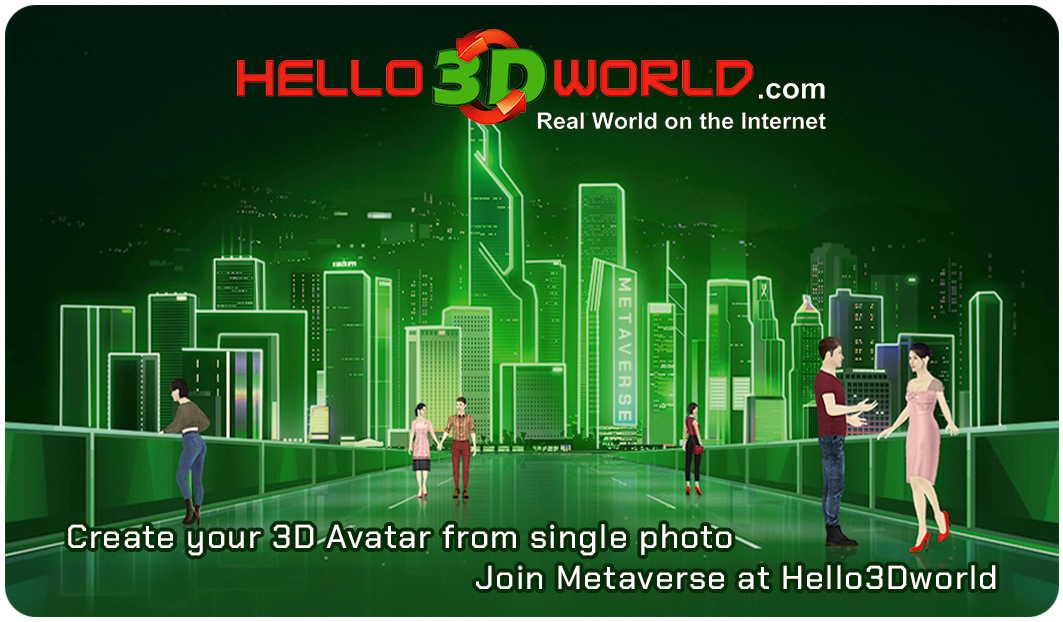 Hello 3D World - Real world on the Internet